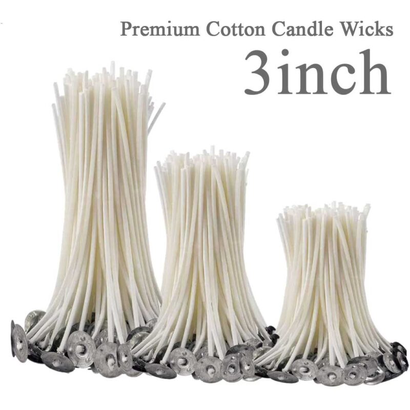 Premium 3inch Cotton Wicks Ultimate - High-Quality Candle Supplies