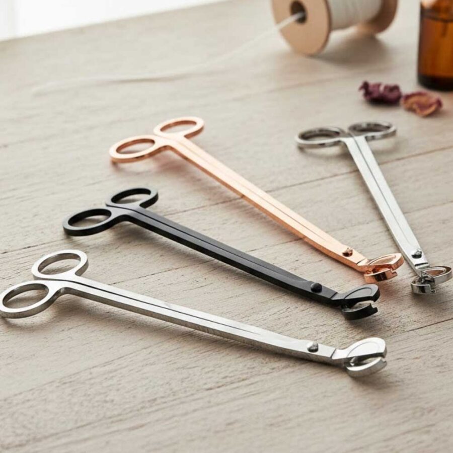 Candle Wick Scissors Metal Premium - Precise Wick Cutting Tool