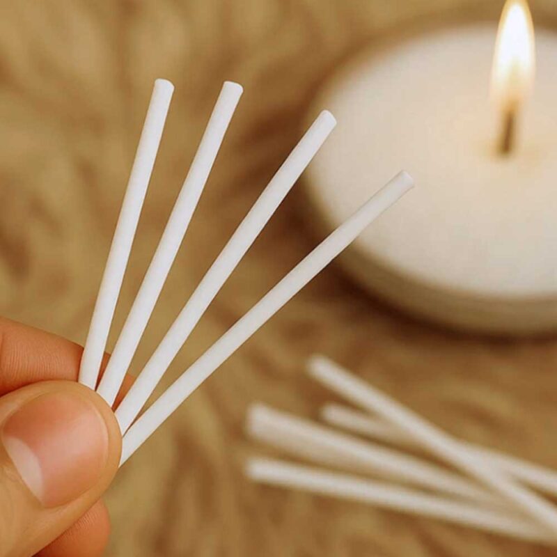 Pearled 8cm Candle Wicks Premium - Essential Sand Candle Supplies